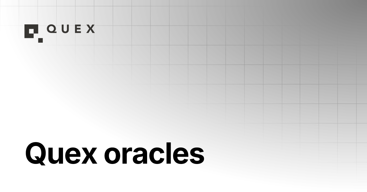 Quex oracles | Quex